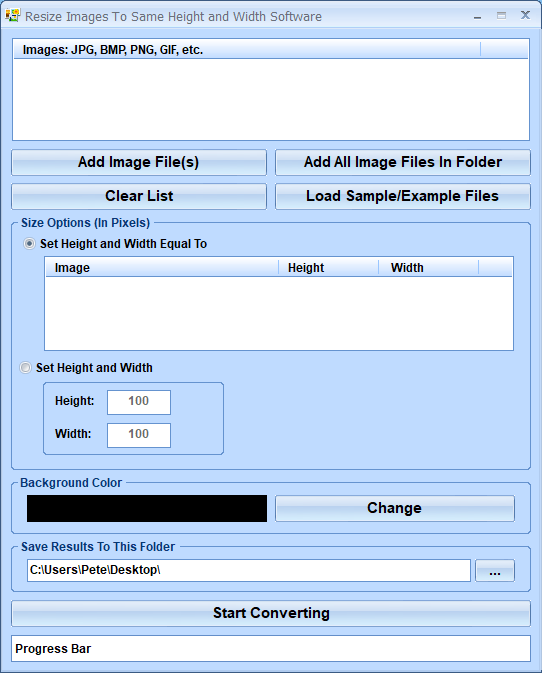 Resize Images To Same Height And Width Software